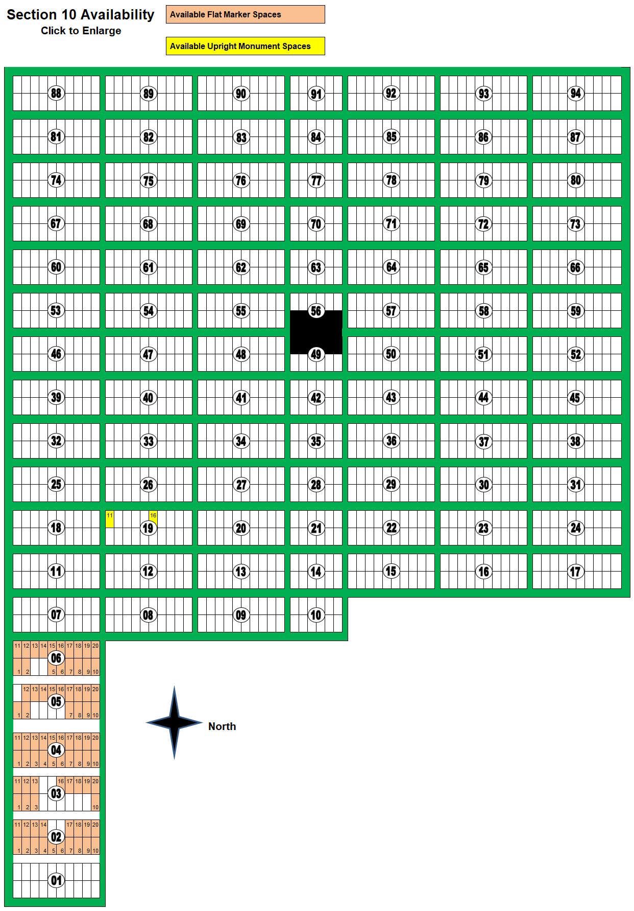 Available Grave Locations | Saint John's Cemetery Omaha